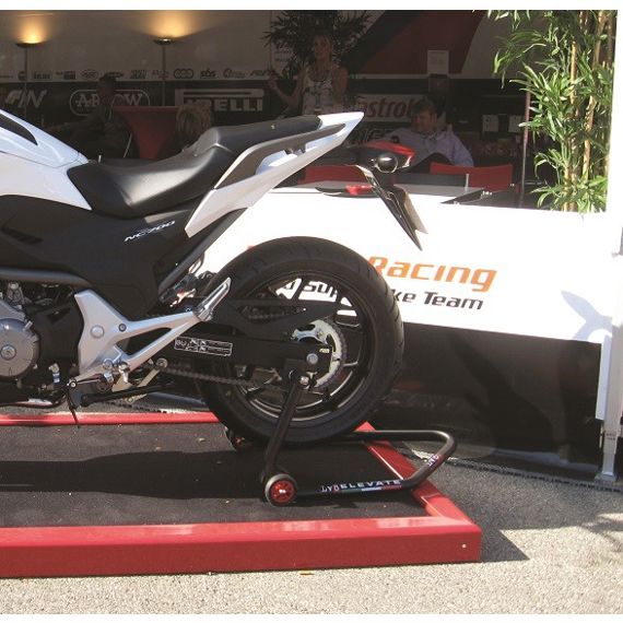 Paddock stand achter universeel zwart LV8 - MDI-online.nl