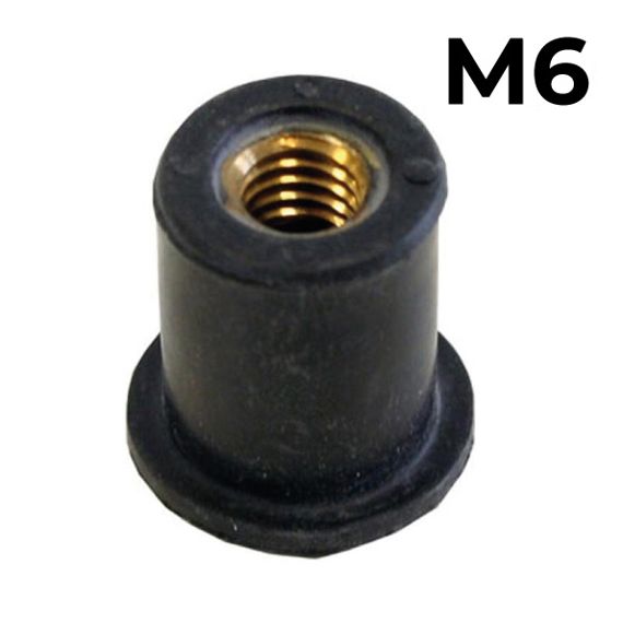 Wellnut M6 per stuk - MDI-online.nl