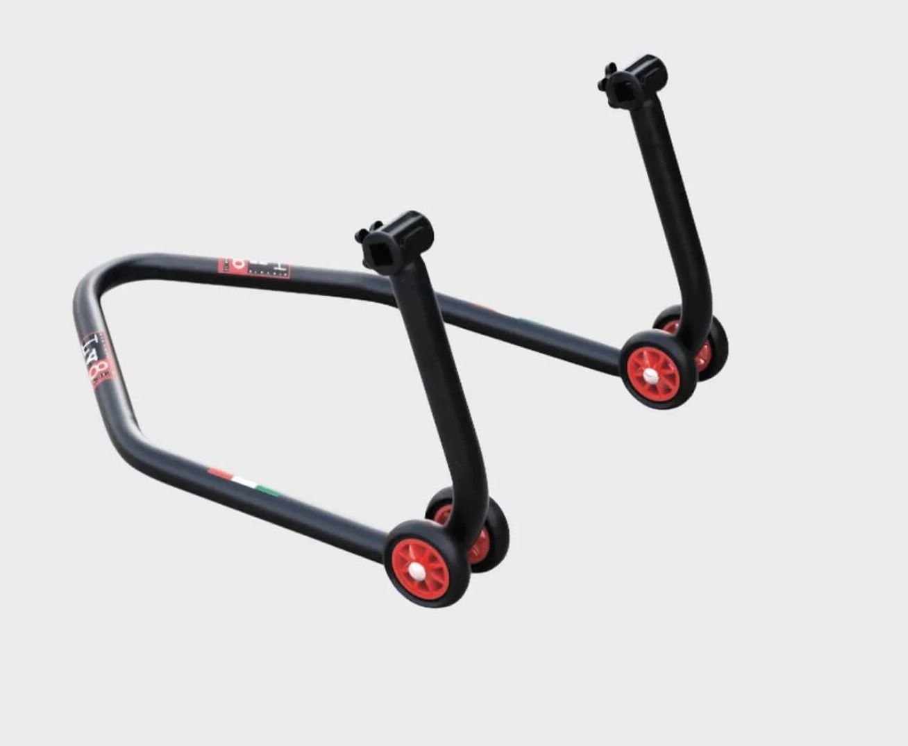 Paddock stand achter universeel zwart LV8 - MDI-online.nl