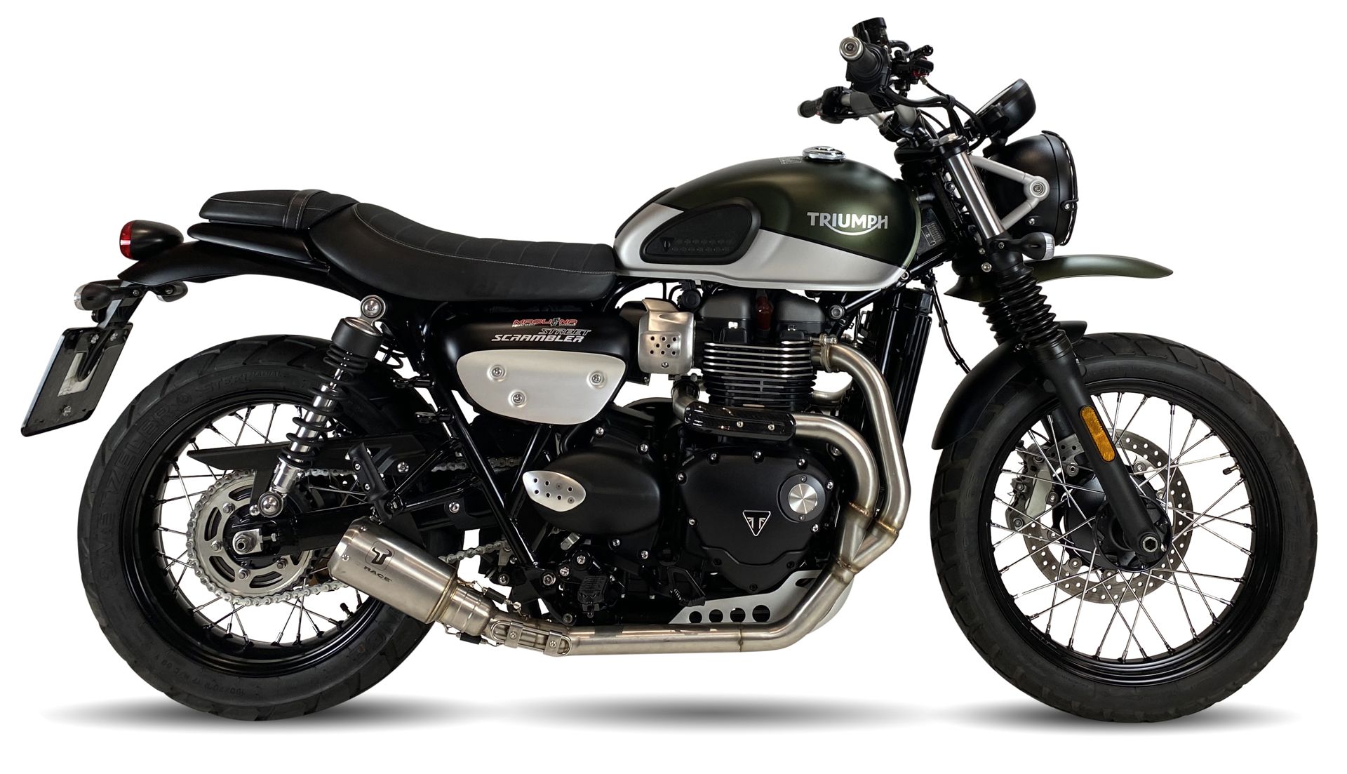 Ixrace MK2 SERIES INOX TRIUMPH STREET SCRAMBLER 900 17-24 (DC01 DC02 ...